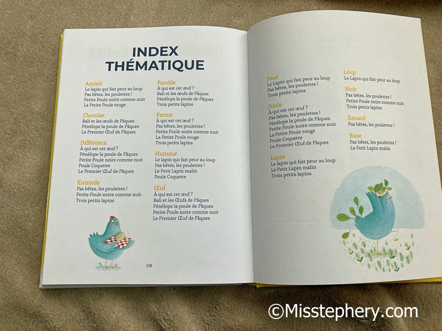 Sélection de livres de Pâques - Misstephery