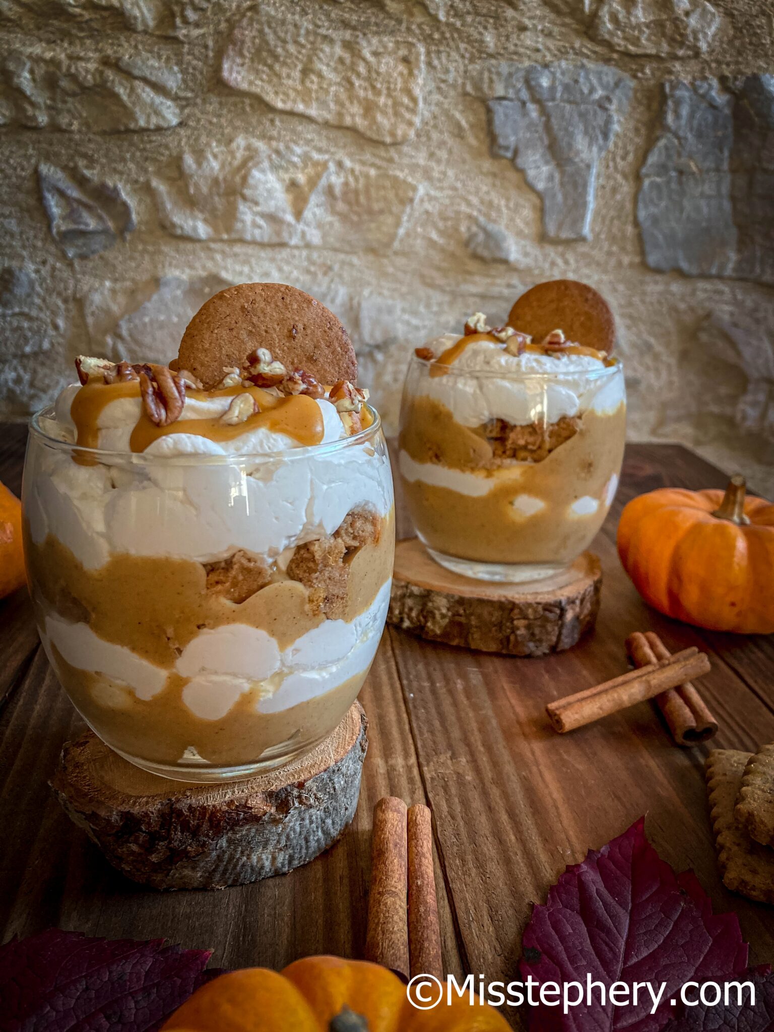 Verrine à la citrouille façon pumpkin parfait ~ sans gluten ni lactose ...